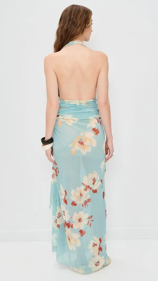 Bec & Bridge Calliope Drape Maxi Dress
