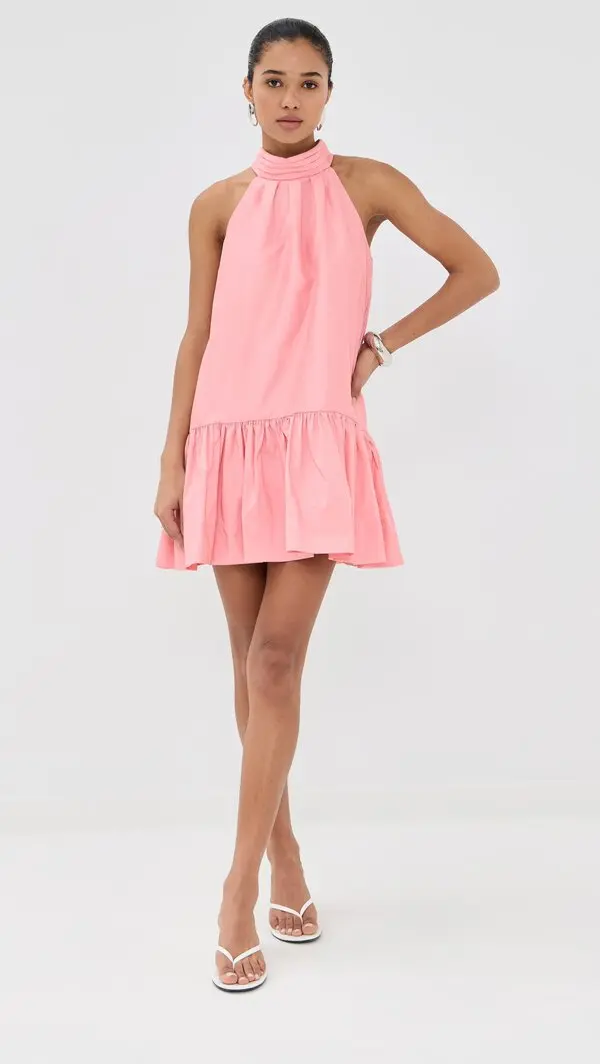 Simkhai Hope Bow Tie Mini Dress