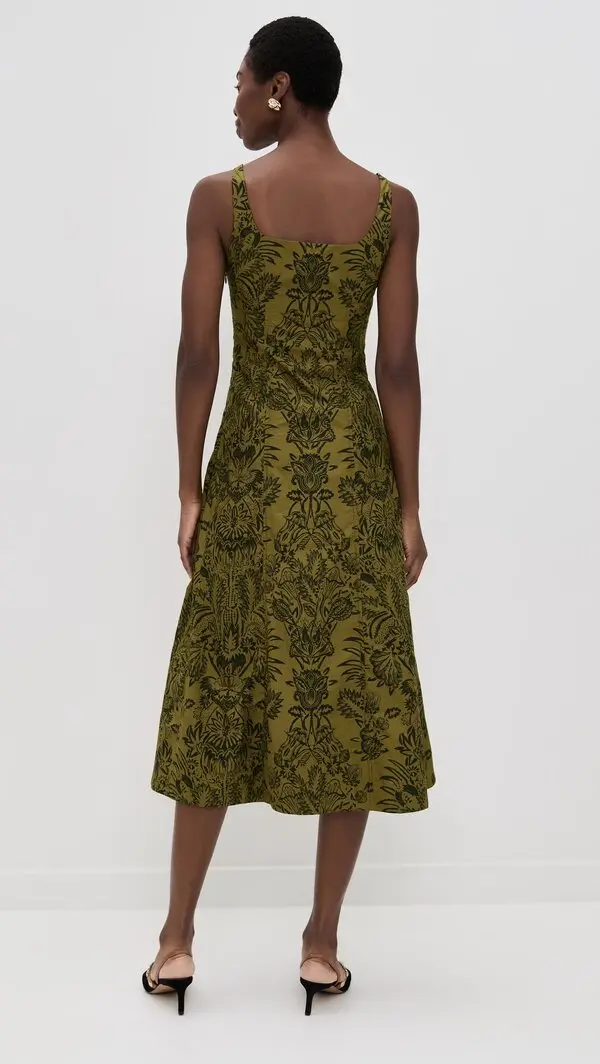 Ulla Johnson Natali Paisley Print Cotton Dress