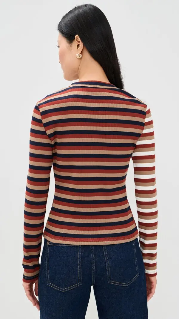 Veronica Beard Long Sleeve Dilia Top