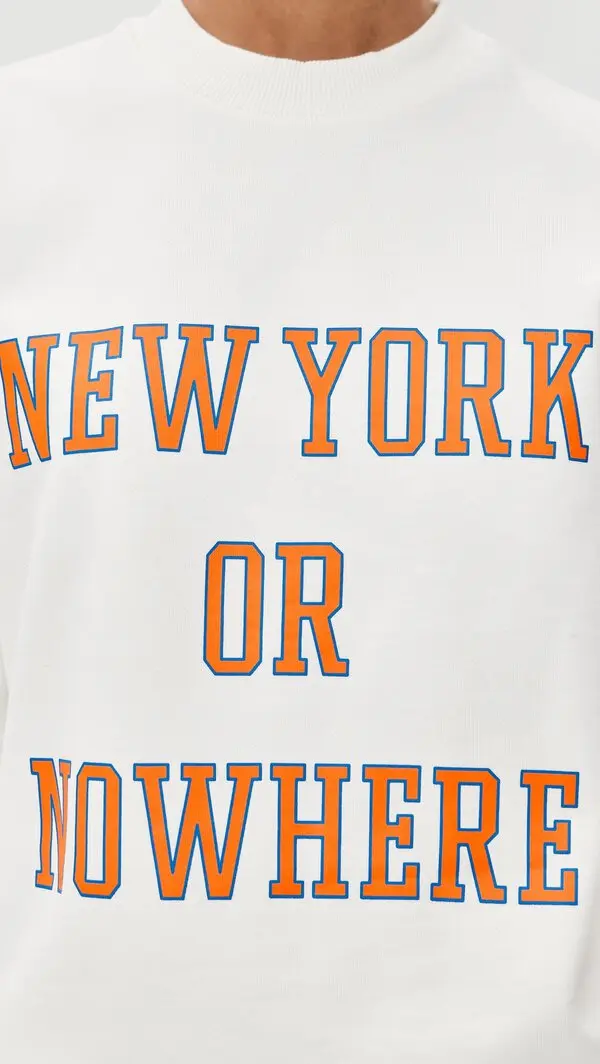 NEW YORK OR NOWHERE Knicks Classic Crewneck