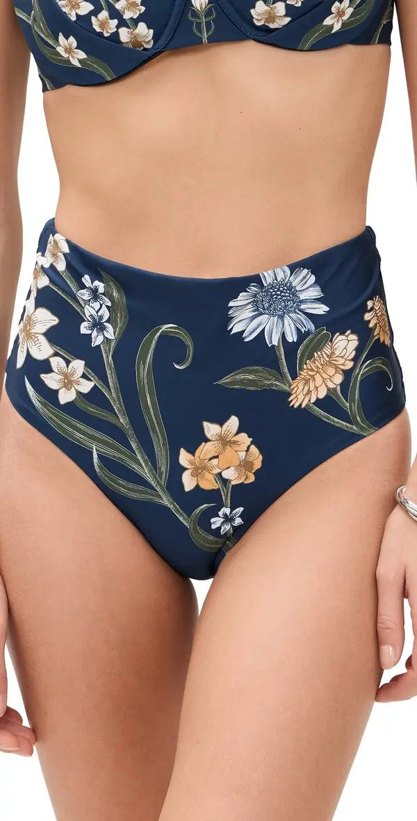 Agua Bendita Zucchini Laguna Bikini Bottom - Multicolor
