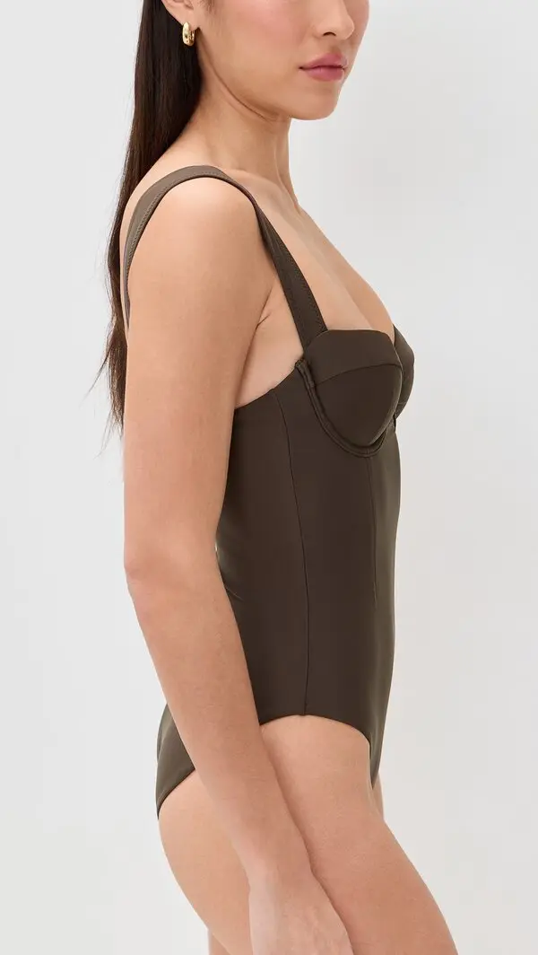 Simkhai Kyle Bustier One-piece Swimsuit