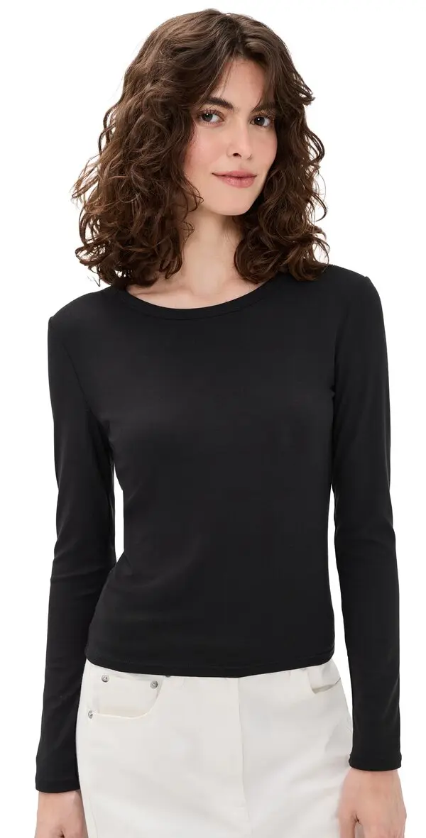 Z Supply Second Skin Crew Tee - Black