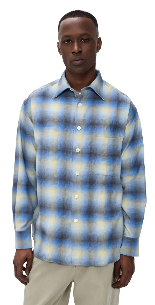 AARON LEVINE Shadow Flannel Shirt