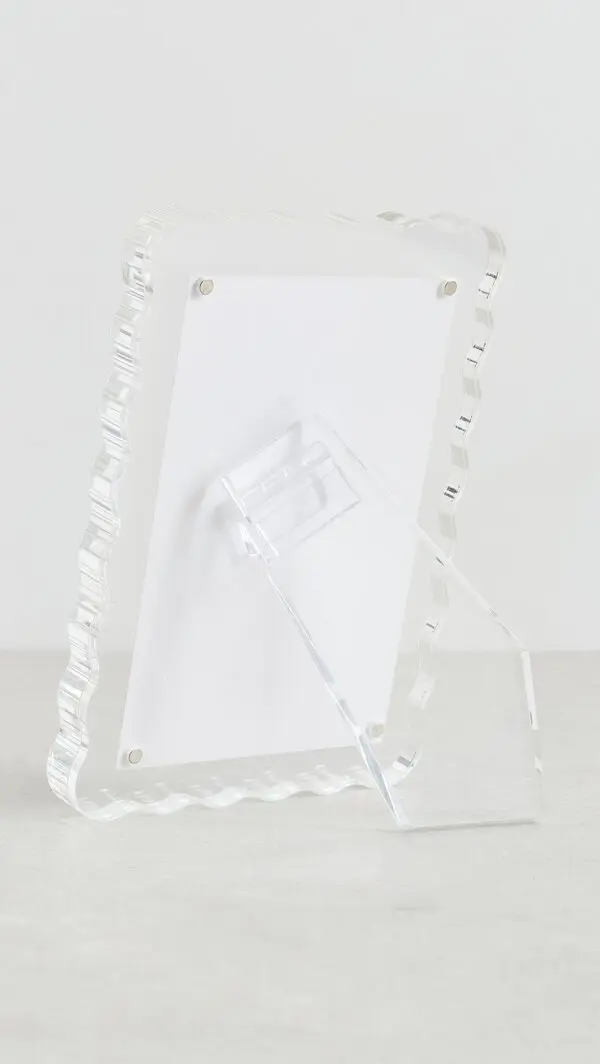 TIZO DESIGN Lucite Frame Wave Design 4x6