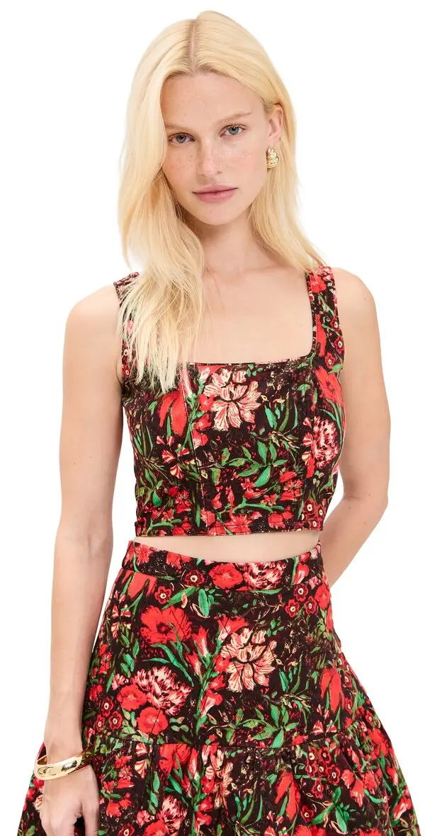 Hunter Bell Carissa Floral Bustier
