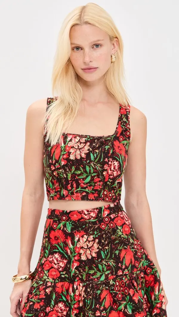 Hunter Bell Carissa Floral Bustier