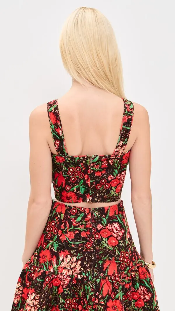 Hunter Bell Carissa Floral Bustier