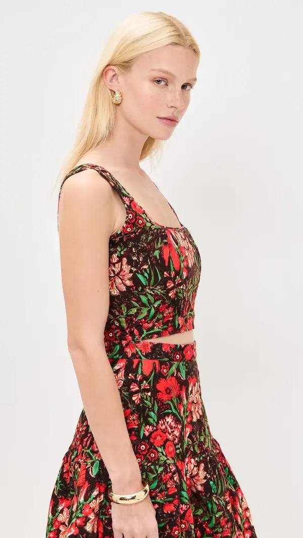 Hunter Bell Carissa Floral Bustier