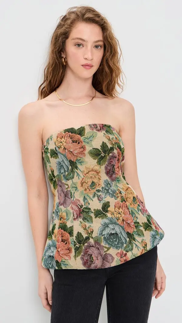 Line & Dot Cambria Strapless Top