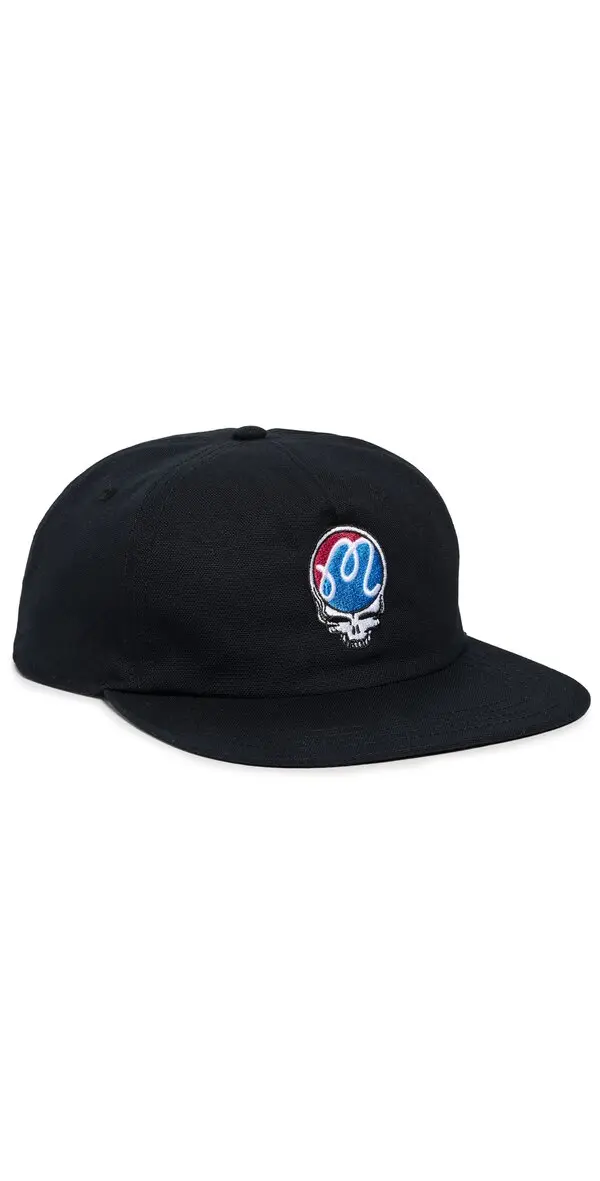 MALBON X Grateful Dead Stealie Snapback Cap - Rainy Day