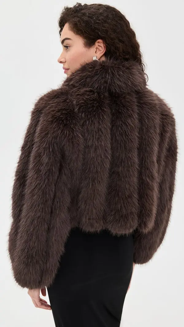Line & Dot Jax Faux Fur Jacket