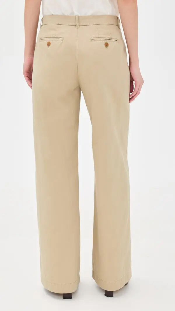 ATM Anthony Thomas Melillo Cotton Twill Wide-leg Trousers