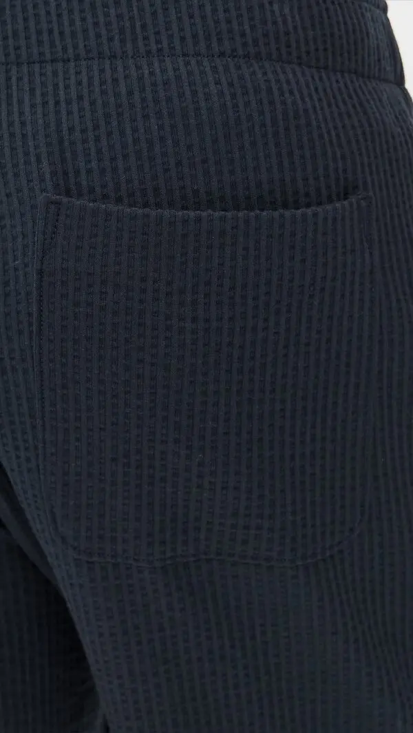 Vince Seersucker Knit Shorts