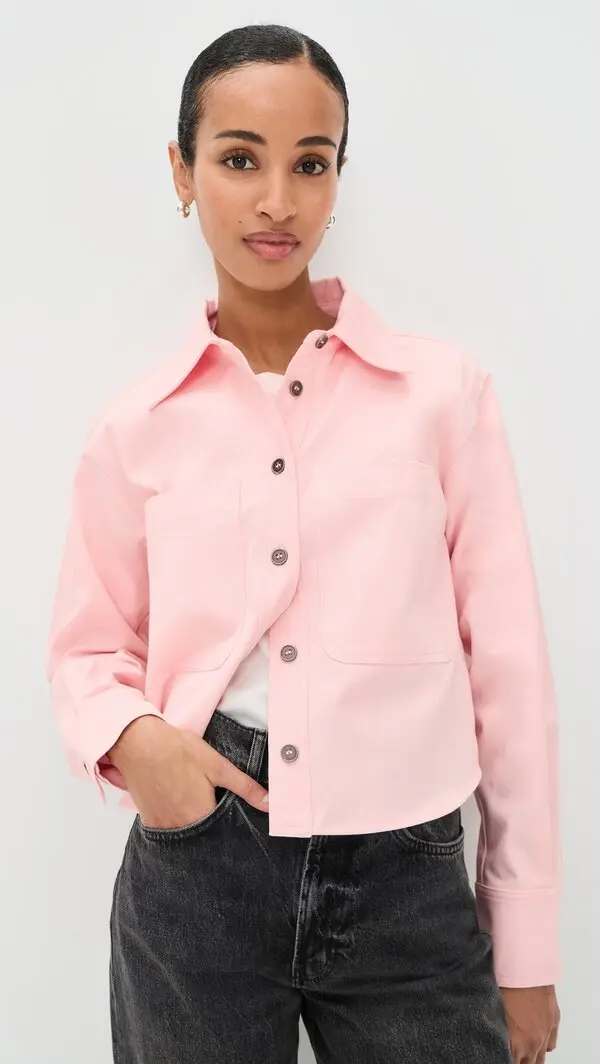 LE BOP Callie Twill Jacket - Pink