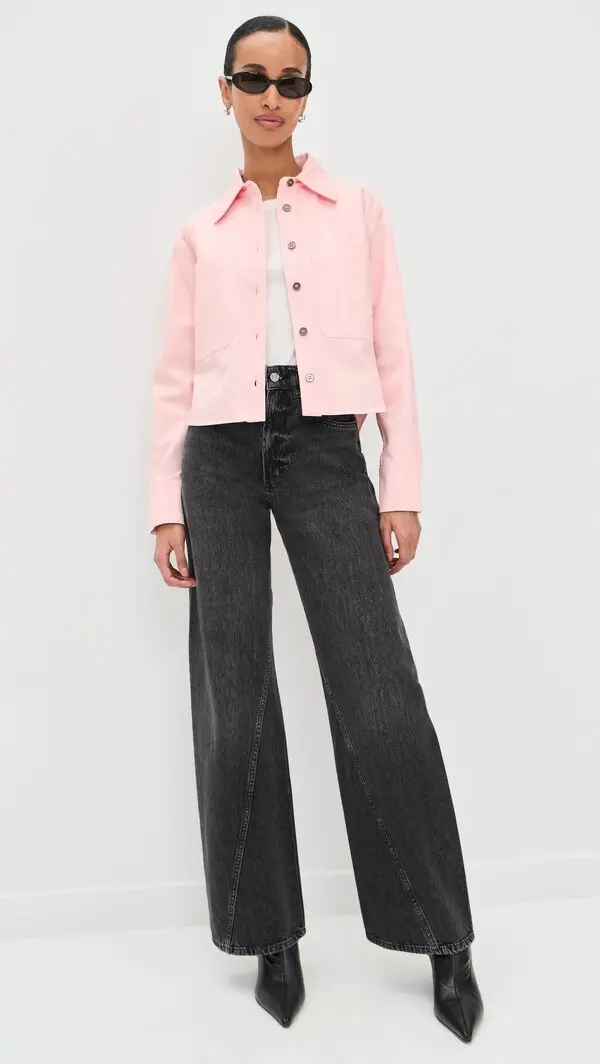 LE BOP Callie Twill Jacket - Pink