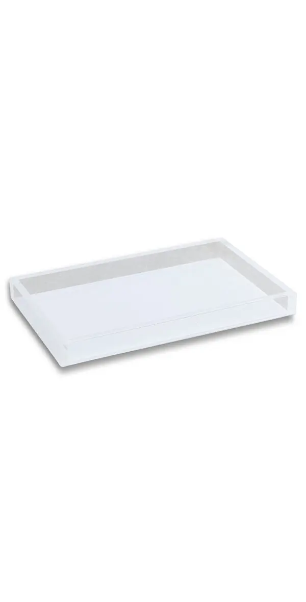 TIZO DESIGN Lucite Tray - White