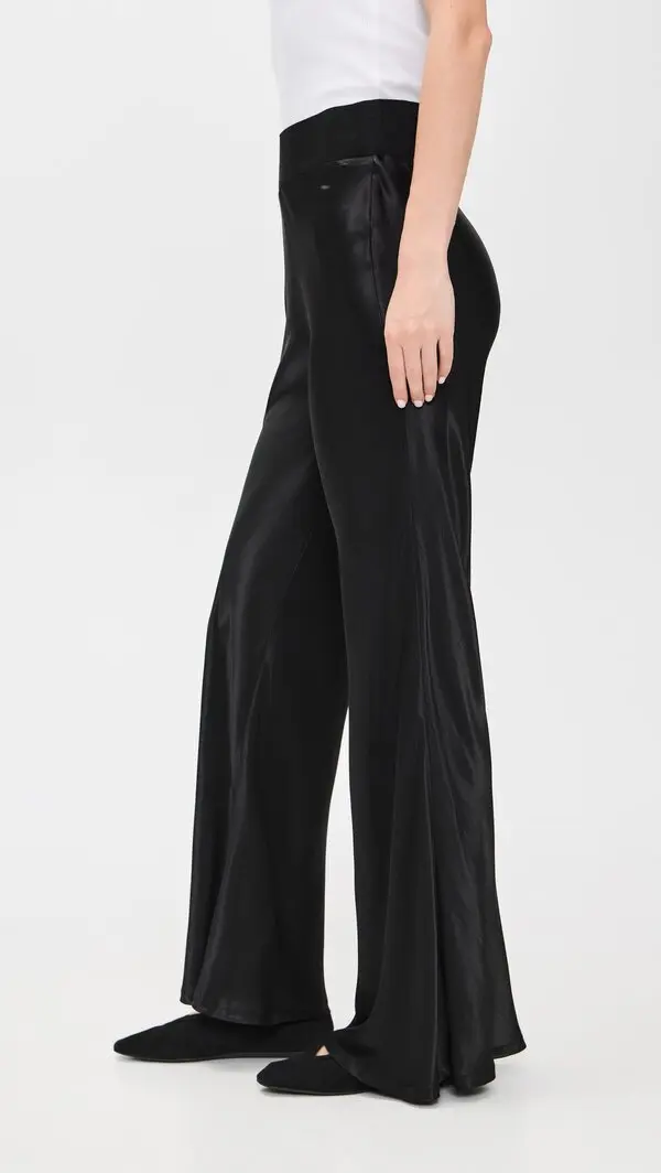 Enza Costa Bias Cut Satin Pants