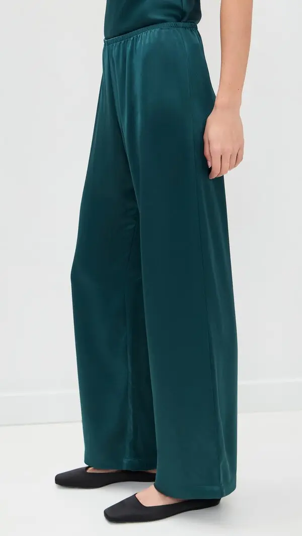 LESET Barb Wide-leg Pants - Pacific
