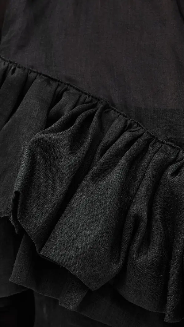 THE LULO PROJECT The Chaos Petal Linen Top