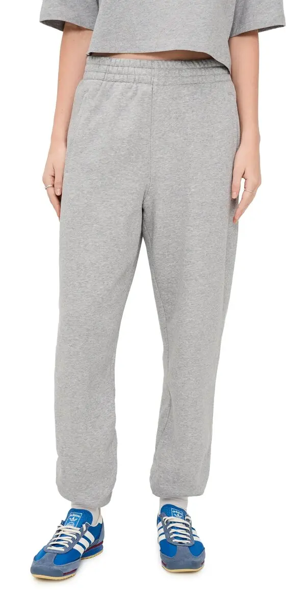 Adidas Essentials Loose Fleece Joggers - Medium Grey Heather