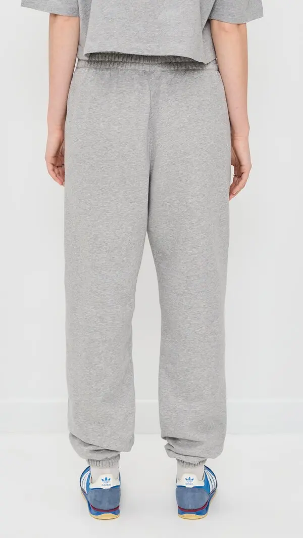 Adidas Essentials Loose Fleece Joggers - Medium Grey Heather