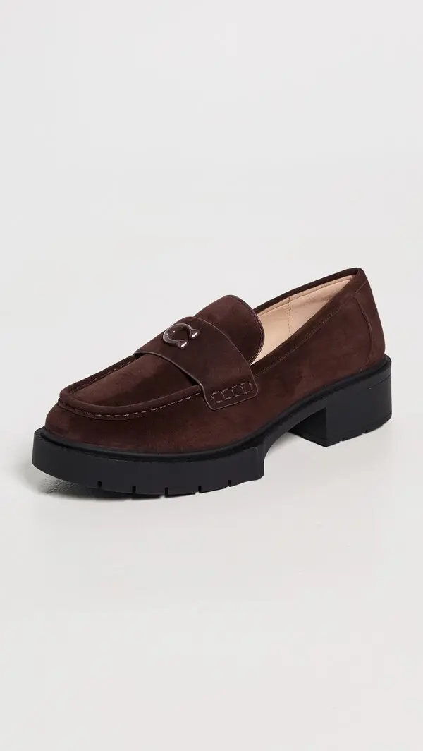 COACH Leah Suede Loafers
