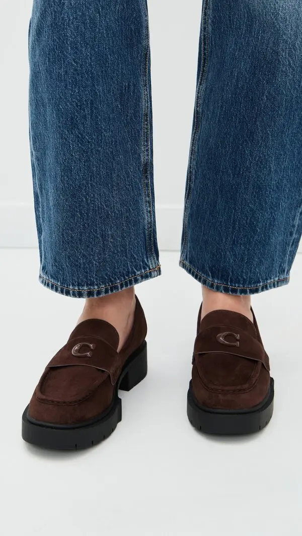 COACH Leah Suede Loafers
