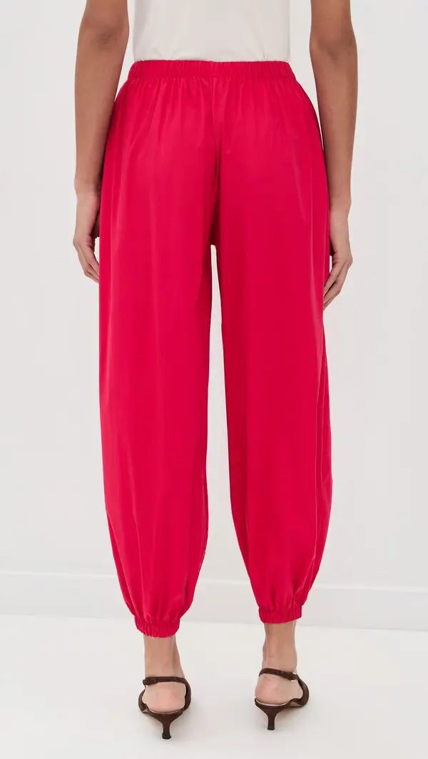 LE BOP Andi Oversized Balloon Pants - Red