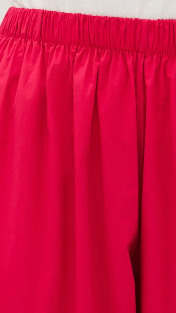 LE BOP Andi Oversized Balloon Pants - Red