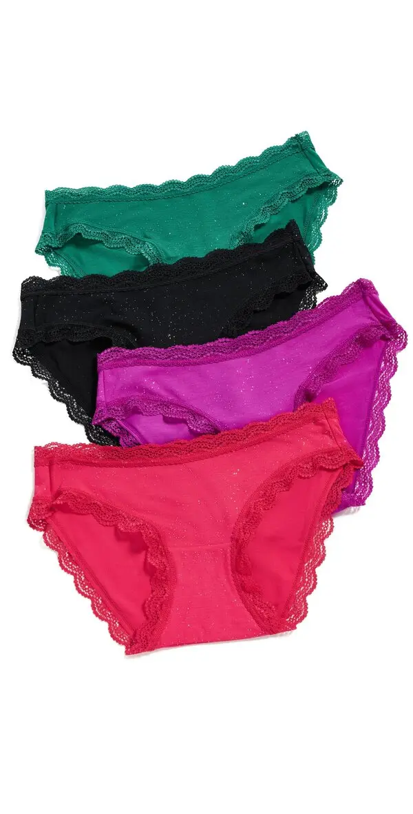 STRIPE & STARE Orignal Knicker Four Pack - All That Glitters