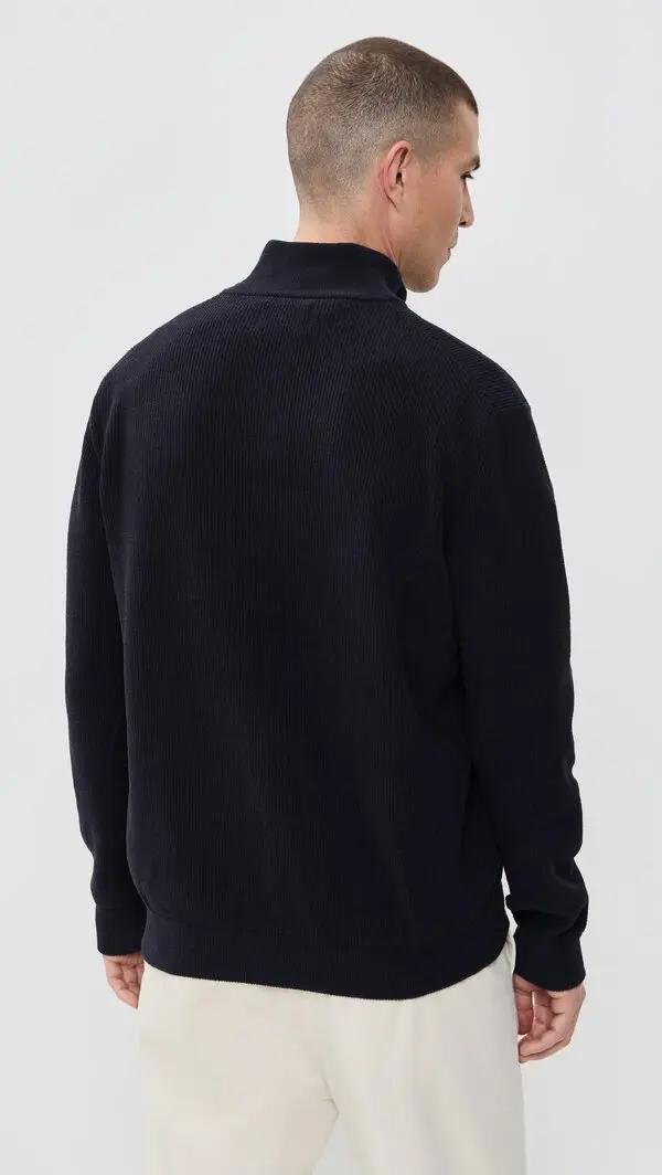 Nn07 Danny Half Zip Sweater - Navy Blue