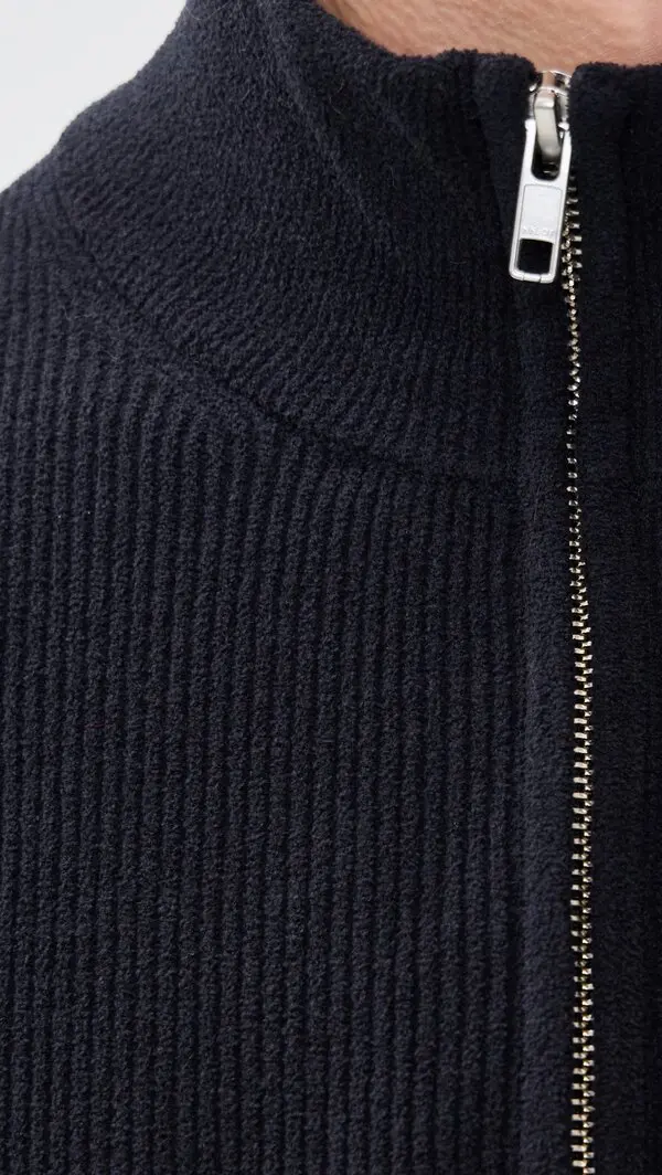 Nn07 Danny Half Zip Sweater - Navy Blue