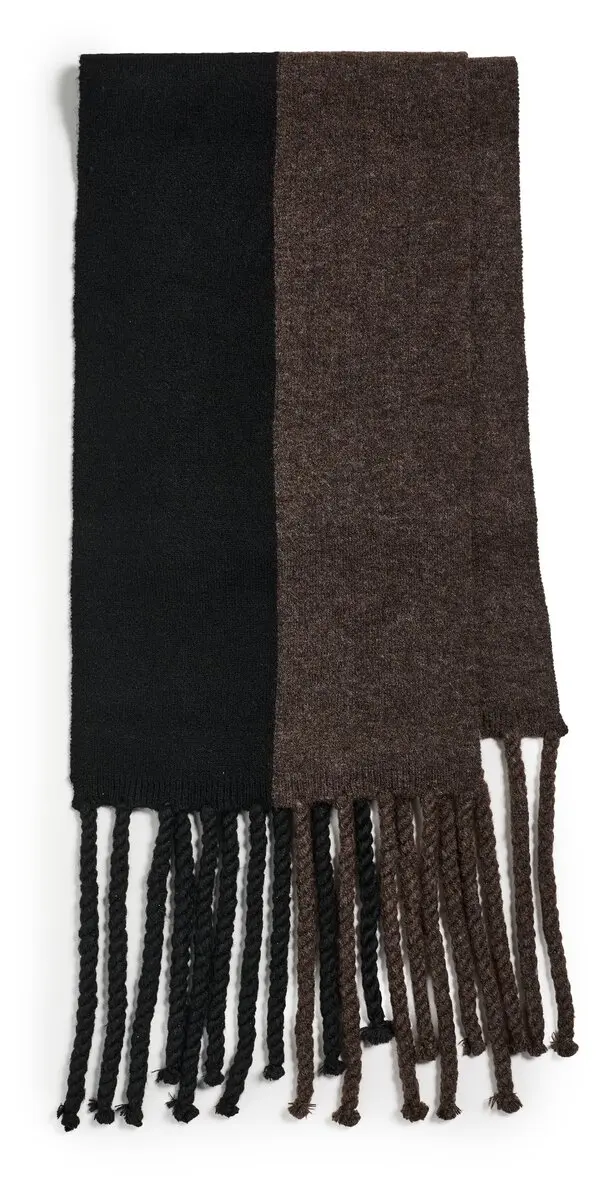 LE BOP Azura Scarf - Chocolate/black
