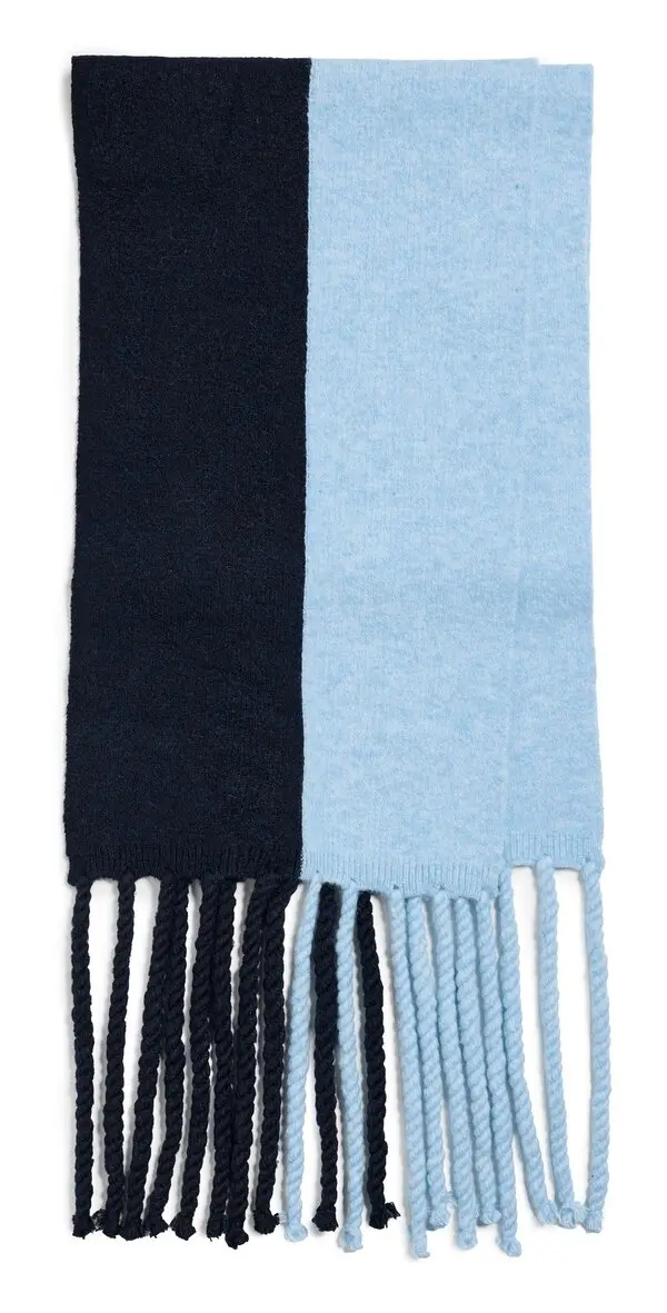 LE BOP Azura Scarf - Ice Blue/navy