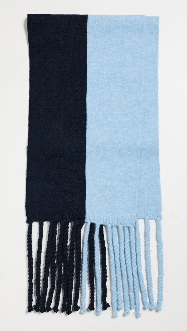 LE BOP Azura Scarf - Ice Blue/navy