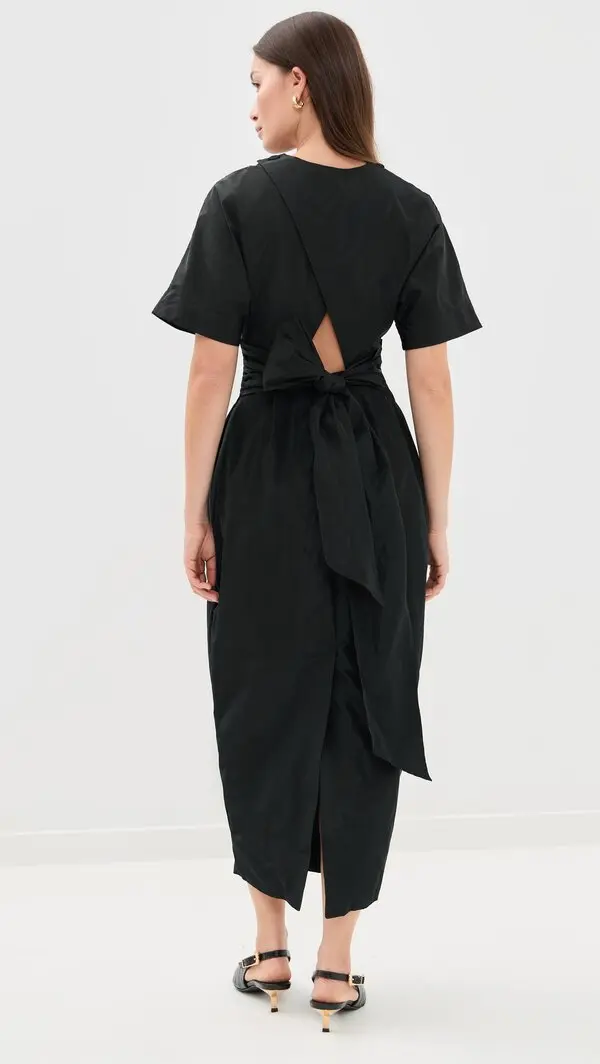 Staud Michelina Maxi Dress - Black