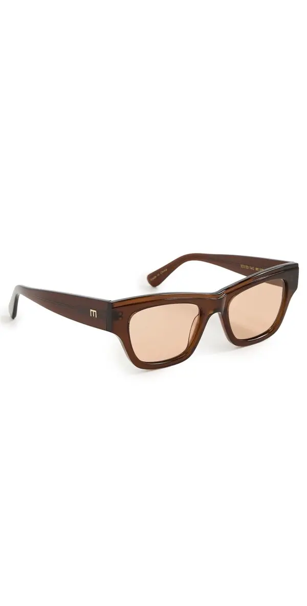 ELISA JOHNSON Rae Sunglasses - Gloss Brown