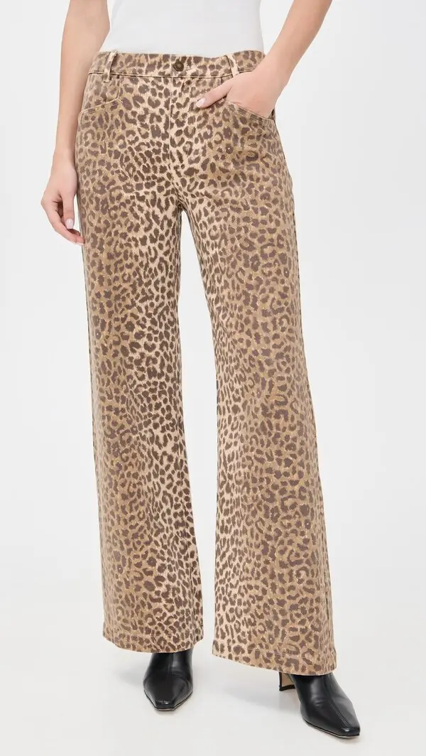 Xirena Nixon Leopard Print Pants