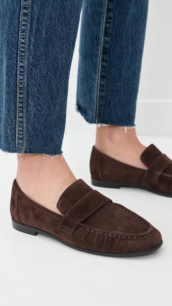 BLACK SUEDE STUDIO Arrow Loafers - Brown