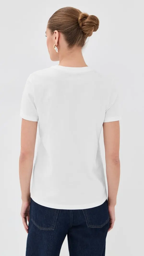 Balmain Vintage Logo Print T-shirt - Blanc/noir