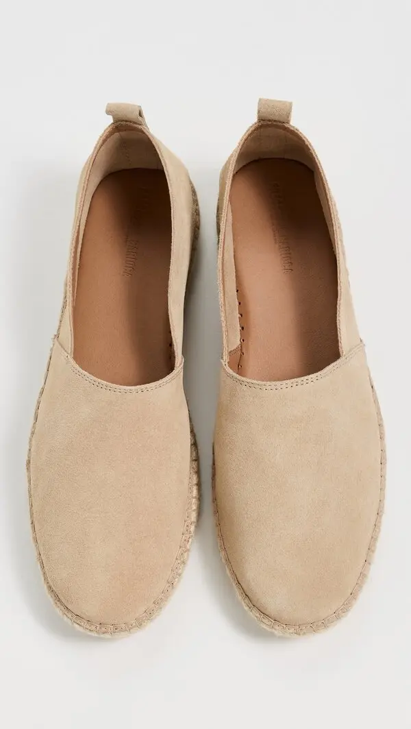 Frescobol Carioca Helio Suede Espadrilles - Sand