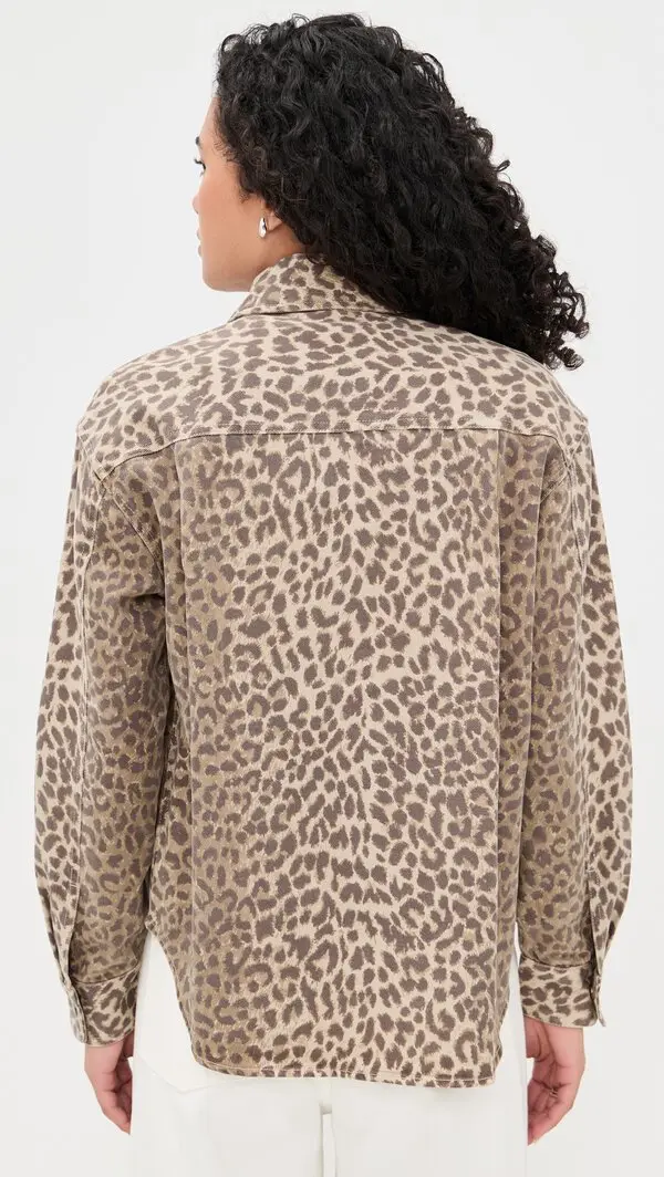 Xirena Gia Leopard Print Shirt