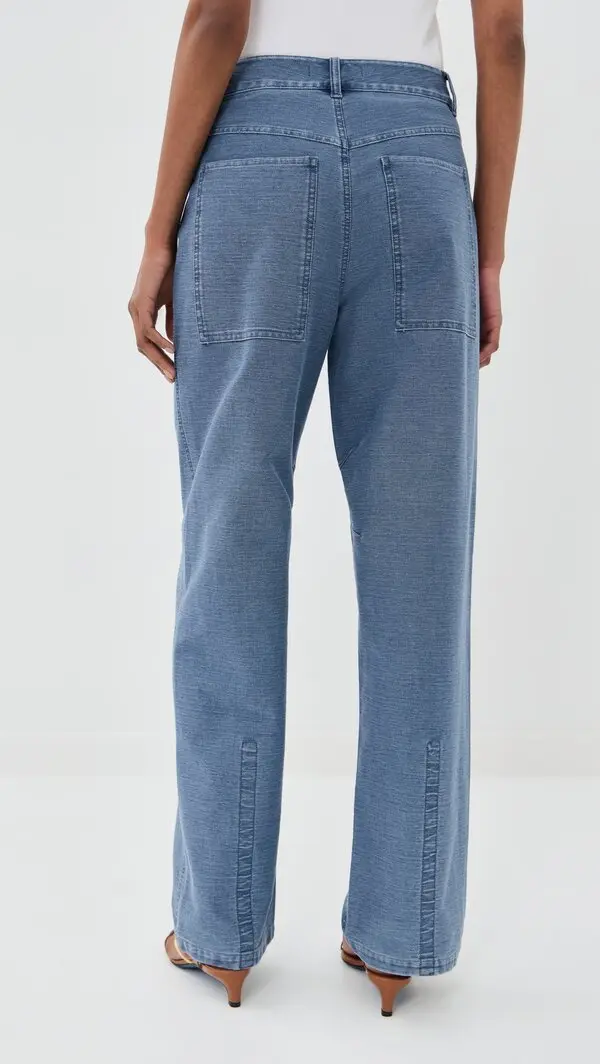 Tibi Denim Interlock Mica Jeans