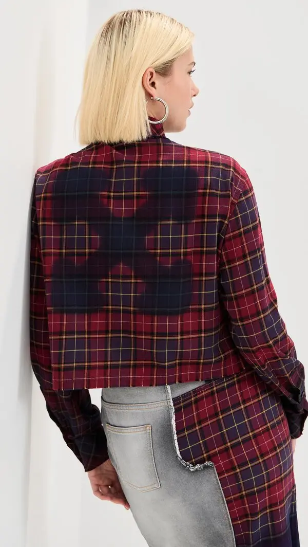 Off-White Check Flannel Arrow Shirt