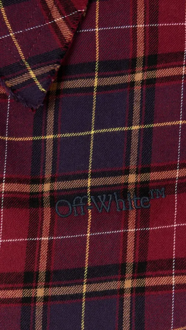 Off-White Check Flannel Arrow Shirt