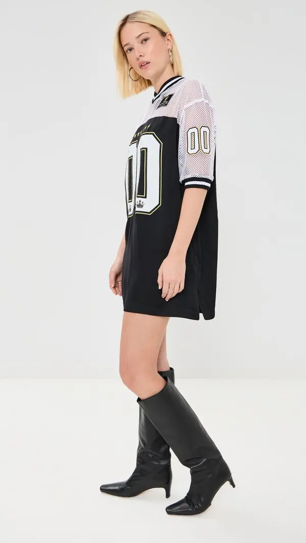 Off-White Vi Sat 00 Bling Football Mini Dress