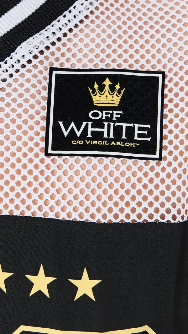 Off-White Vi Sat 00 Bling Football Mini Dress