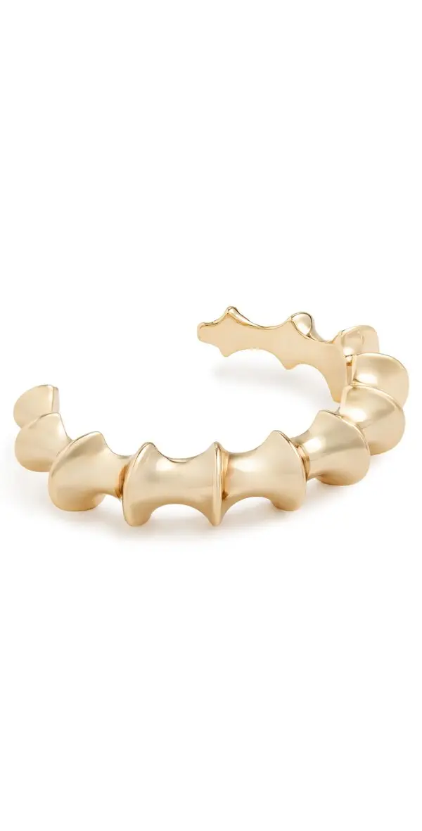 JENNIFER FISHER Thin Murphy Cuff - Yellow Gold